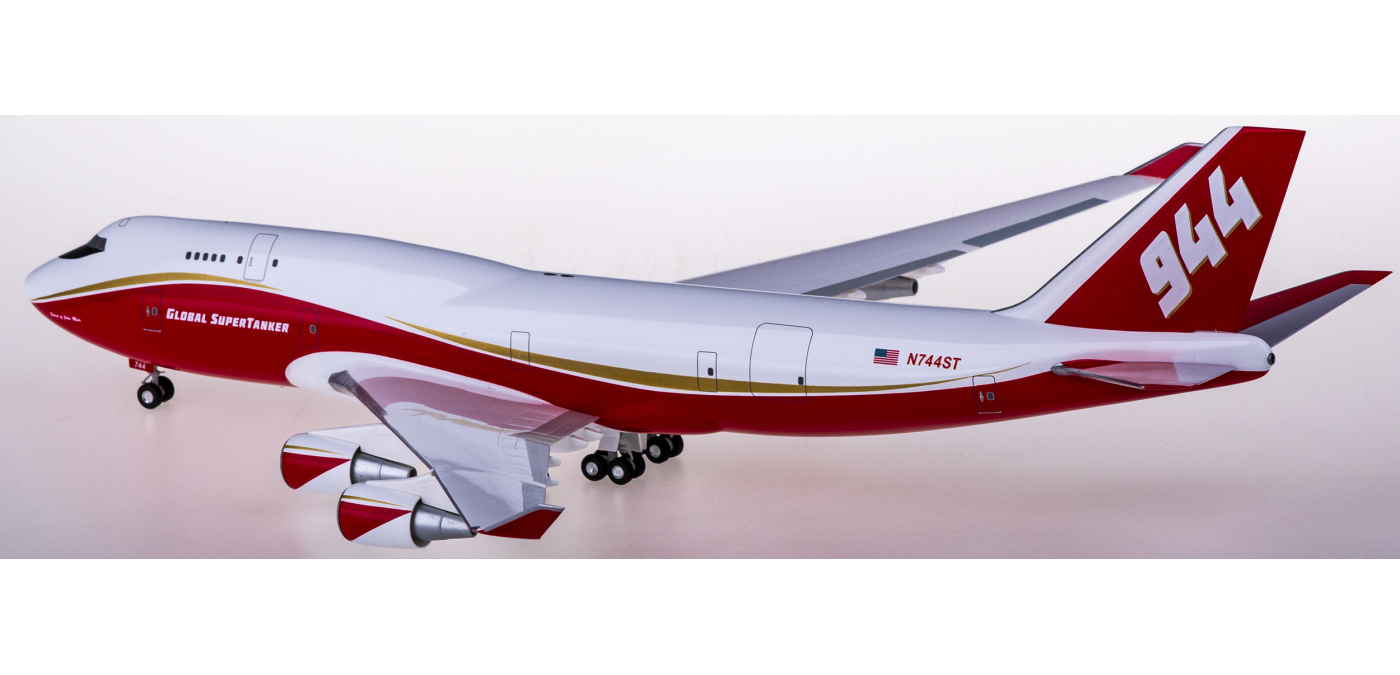 HG11878GR Boeing 747-400 Global Supertanker N744ST Hogan 1:200 -飞机模型世界
