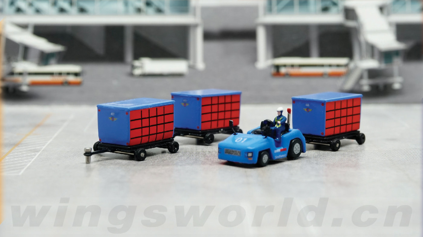 FWDP-CG-2027 美国西南航空 航空集装箱套装 Fantasy Wings 1:200 -飞机模型世界