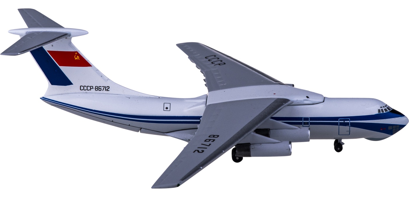 YU0008 Aeroflot 俄罗斯航空 Ilyushin Il-76 CCCP-86712 Yu ModeL 1:400 -飞机模型世界