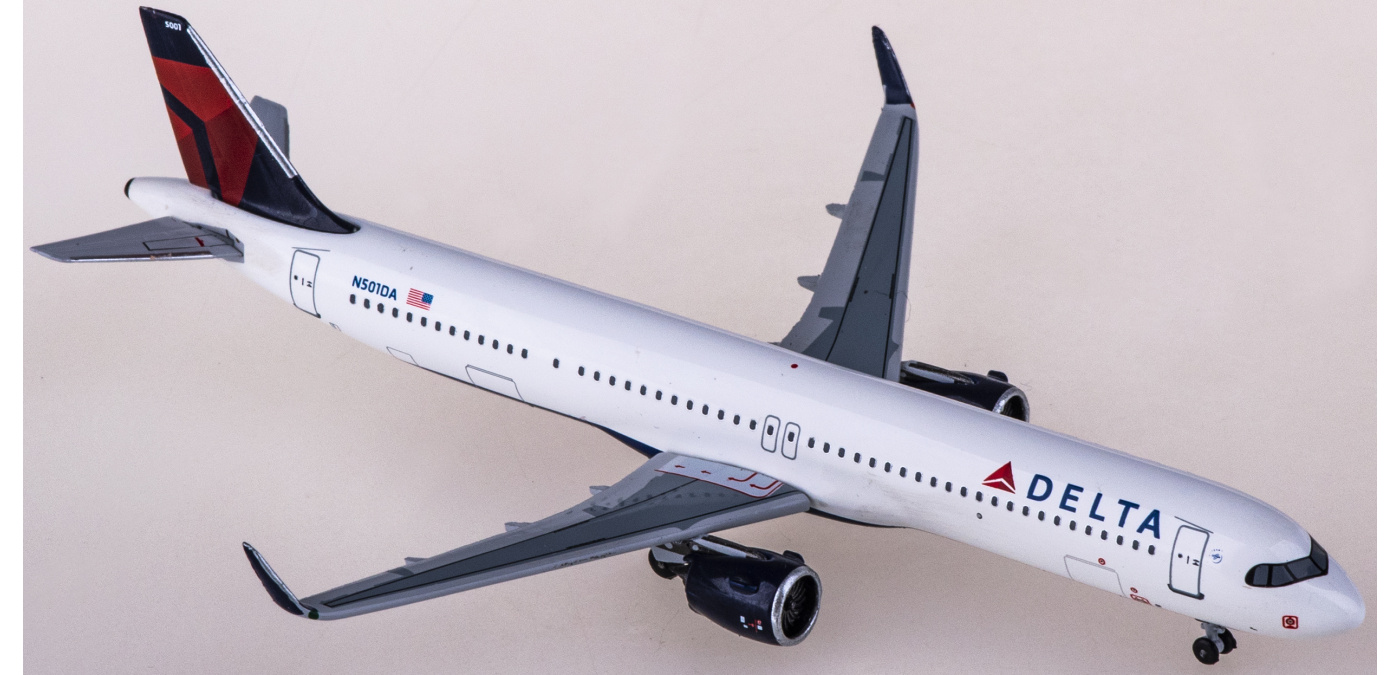 BBX41638 Delta Air Lines 达美航空 Airbus A321neo N501DA AeroClassics 1:400 ...