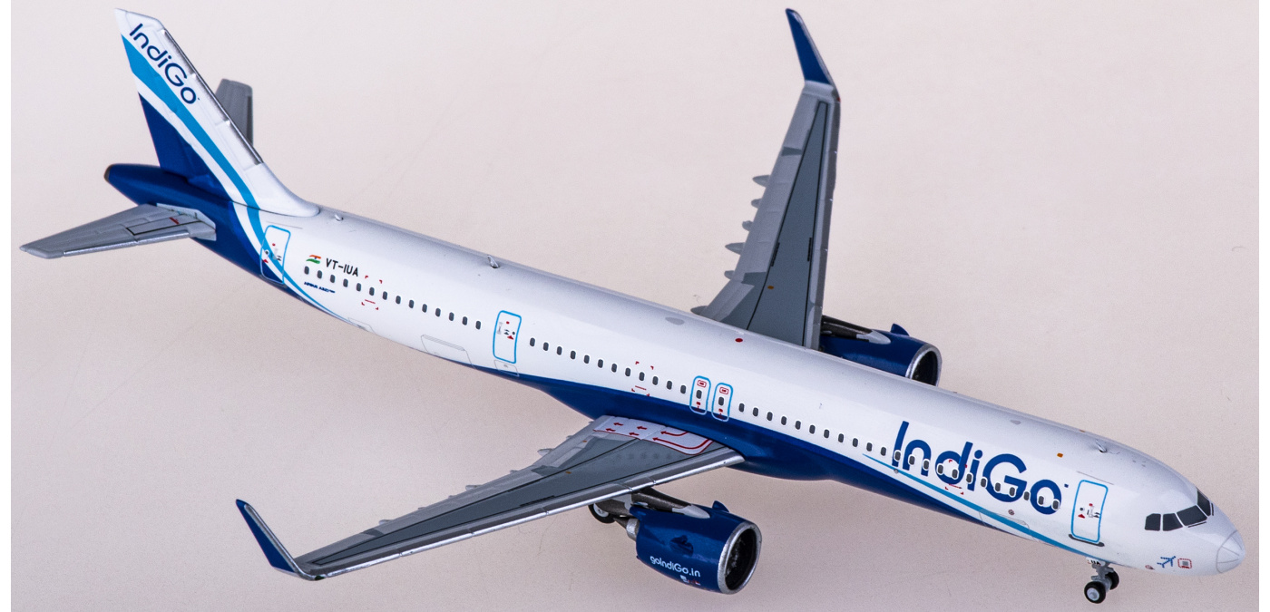 NG13030 IndiGo Airbus A321neo VT-IUA NGmodels 1:400 -飞机模型世界