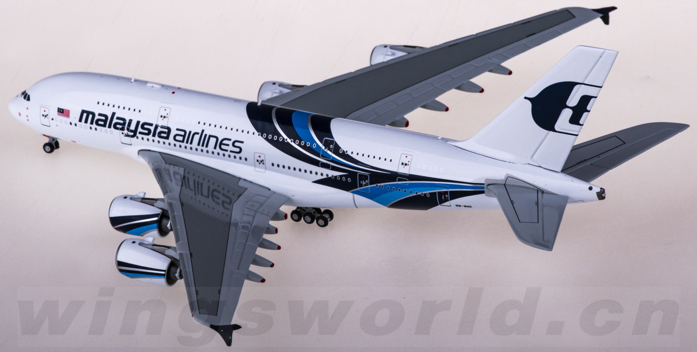 XX40049 Malaysia Airlines 马来西亚航空 Airbus A380 9M-MNE JC Wings 1:400 -飞机模型世界