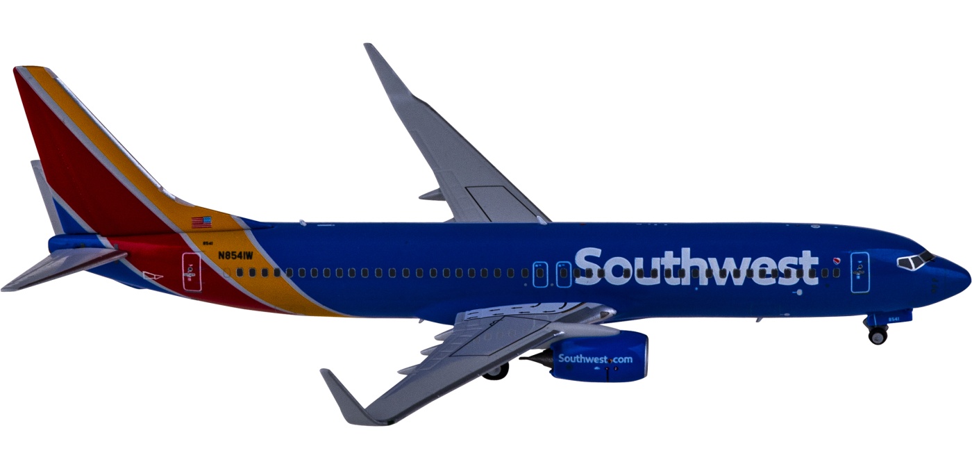 NG58121 Southwest Airlines 美国西南航空 Boeing 737-800 N8541W NGmodels 1:400 ...