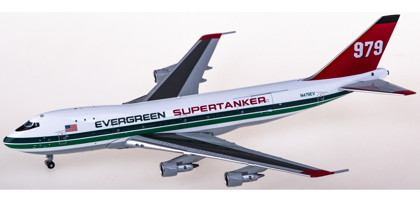 BB4-741-001 Evergreen 长青国际航空 Boeing 747-100 N479EV Supertanker ...