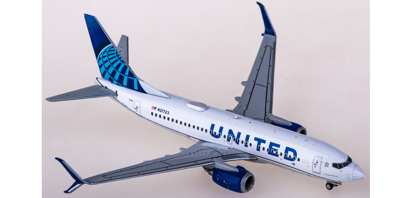 GJUAL2024 United Airlines 美国联合航空 Boeing 737-700 N21723 Geminijets 1:400 ...