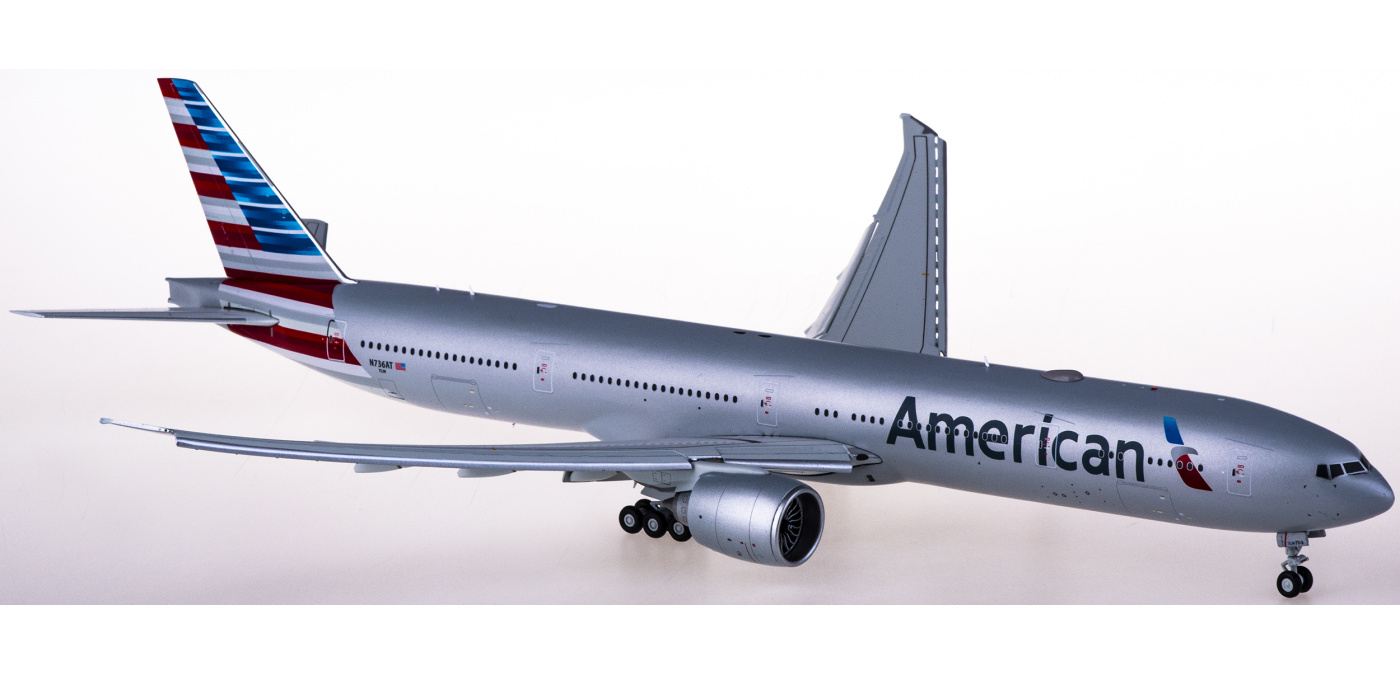 G2AAL1076F American Airlines 美国航空 Boeing 777-300ER N736AT 襟翼放下版 ...