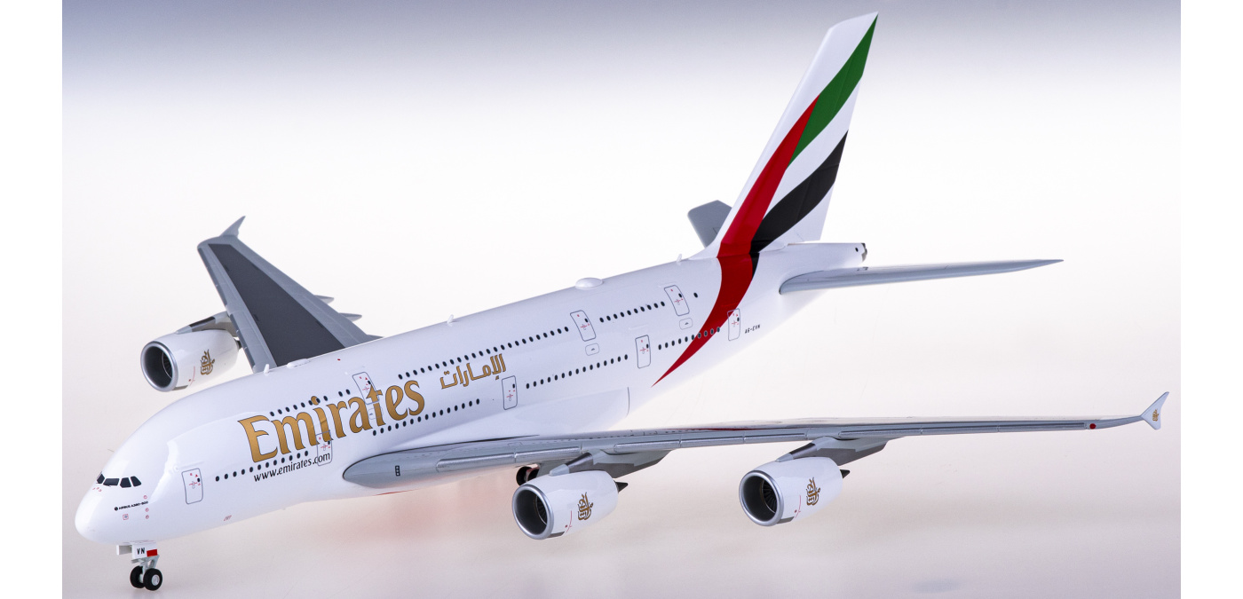 555432-003 Emirates 阿联酋航空 Airbus A380-800 A6-EVN Herpa 1:200 -飞机模型世界