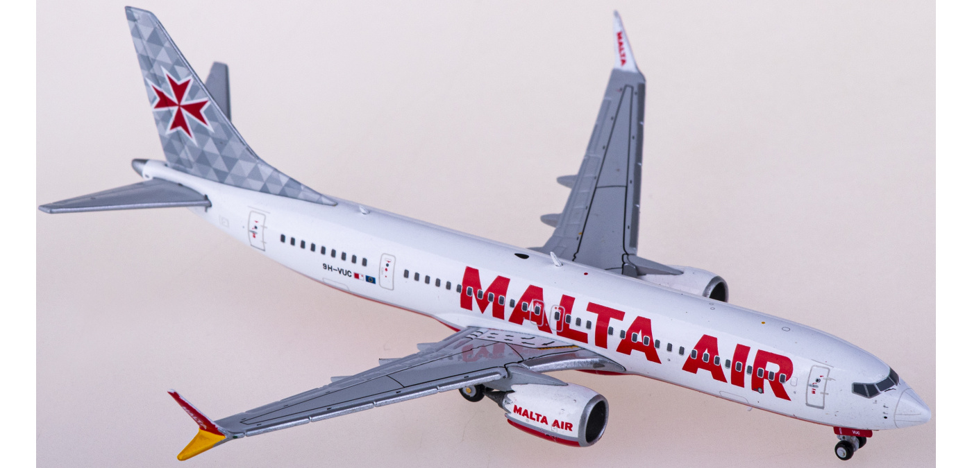 XX40010 Malta Air 马耳他航空 Boeing 737 MAX 8 9H-VUC JC Wings 1:400 -飞机模型世界