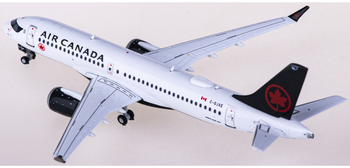 GJACA2167 Air Canada 加拿大航空 Airbus A220-300 C-GJXE Geminijets 1:400 -飞机模型世界