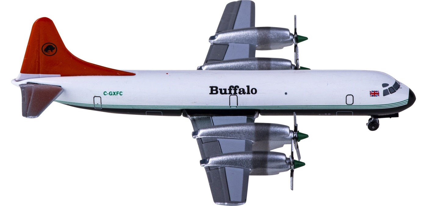 AC411126 Buffalo Airways 水牛航空 Lockheed L-188 C-GXFC AeroClassics 1:400 ...