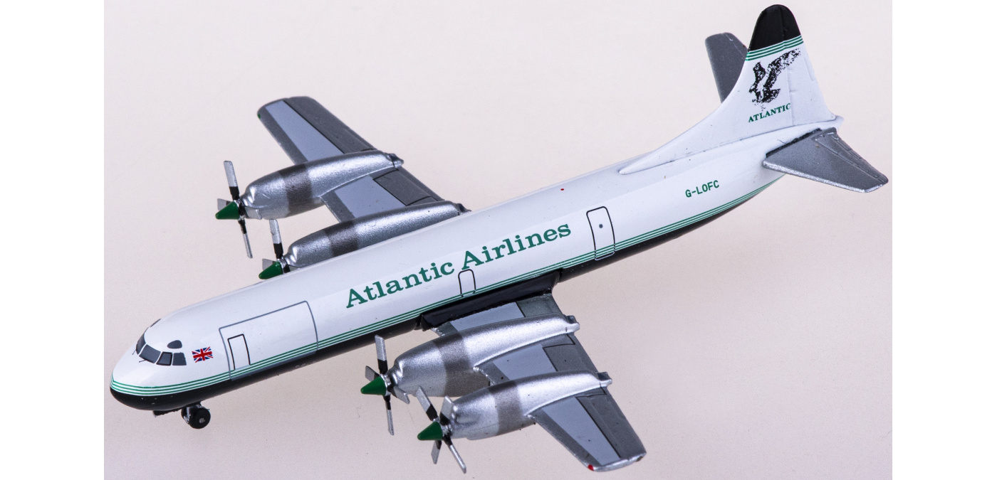 AC411124 Atlantic Airlines Lockheed L-188 G-LOFC AeroClassics 1:400 -飞机模型世界