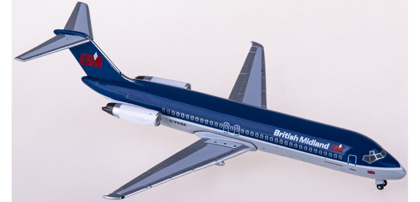 AC411139 British Midland McDonnell Douglas DC-9-32 G-PKBE AeroClassics ...