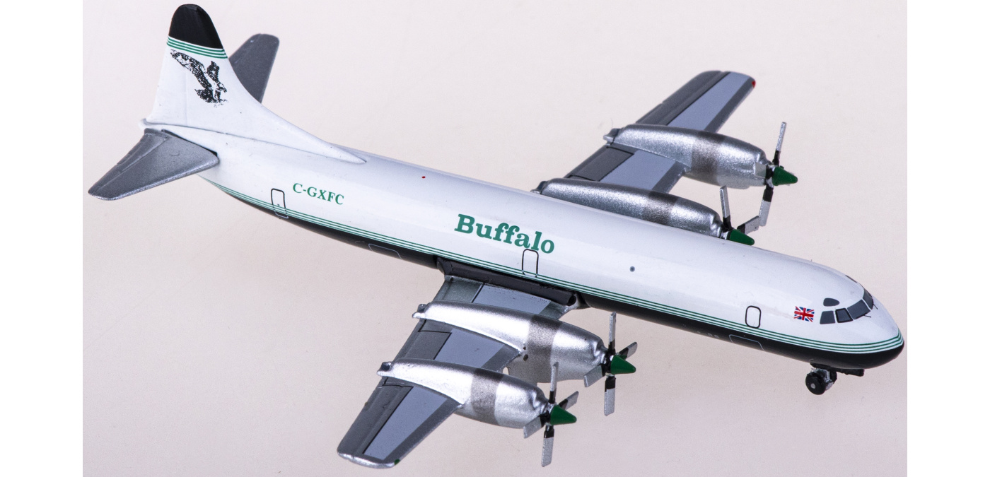 AC411125 Buffalo Airways 水牛航空 Lockheed L-188 C-GXFC AeroClassics 1:400 ...