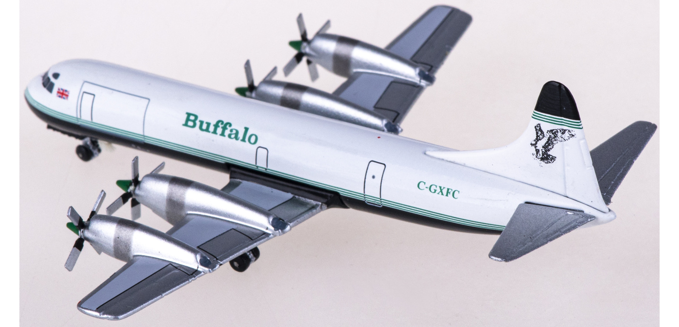 AC411125 Buffalo Airways 水牛航空 Lockheed L-188 C-GXFC AeroClassics 1:400 ...