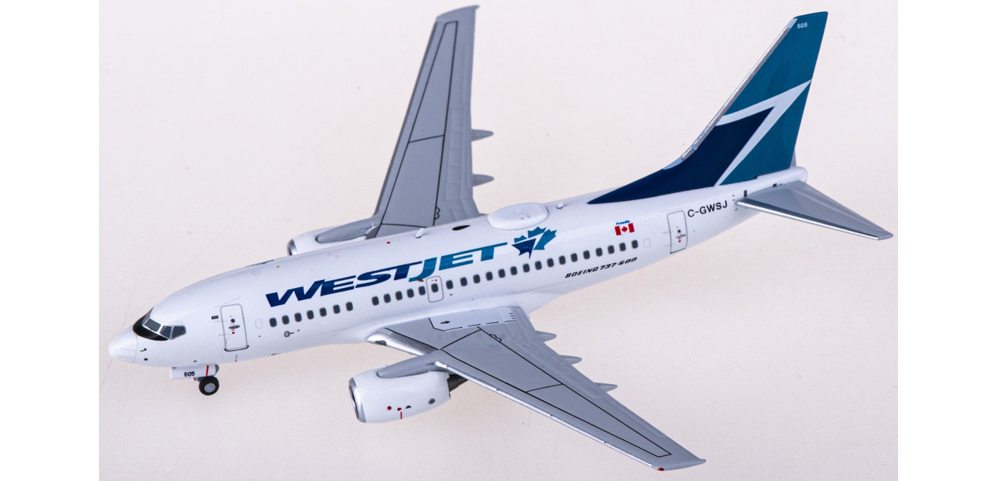 NG76013 WestJet 西捷航空 Boeing 737-600 C-GWSJ NGmodels 1:400 -飞机模型世界