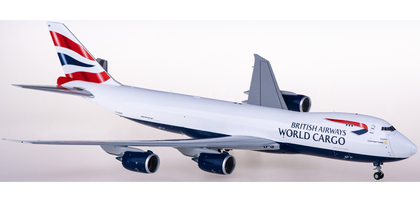 EW2748007 British Airways 英国航空 Boeing 747-8F G-GSSF 货机 JC Wings 1:200 ...