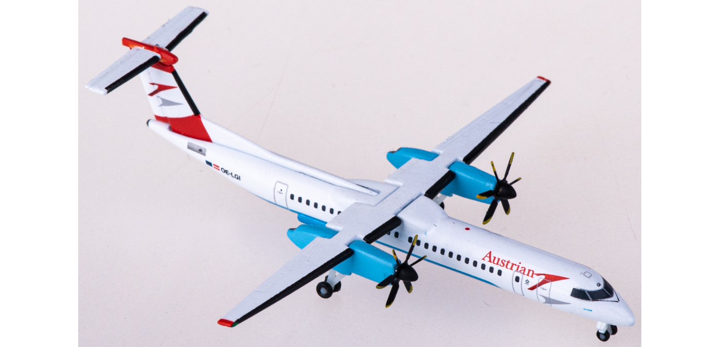 536011 Austrian Airlines 奥地利航空 Bombardier Dash 8 Q400 OE-LGI Pfiat Di ...