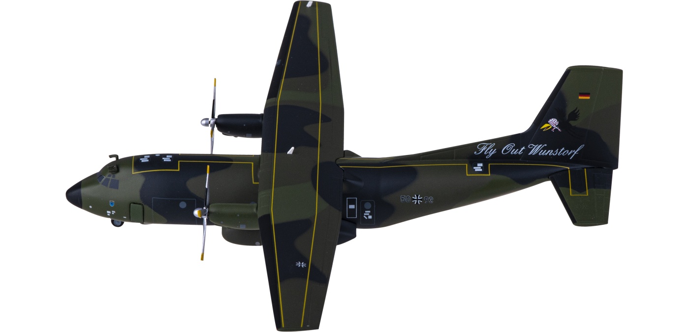 557849 德国空军 Transall C-160 50+93 Herpa 1:200 -飞机模型世界