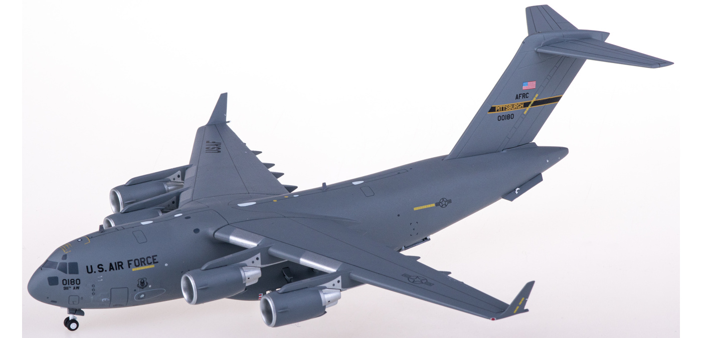 G2AFO1206 USAF 美国空军 Boeing C-17A Globemaster III 00-0180 Geminijets 1:200 -飞机模型世界
