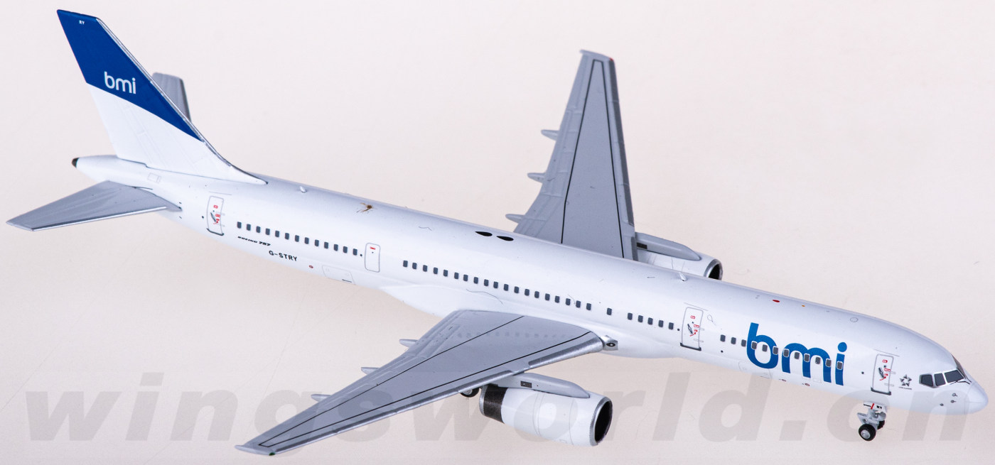 NG10005 BMI 英伦航空 Boeing 757-200 G-STRY NGmodels 1:400 -飞机模型世界