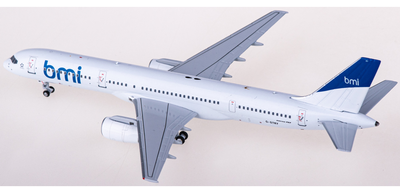 NG10005 BMI 英伦航空 Boeing 757-200 G-STRY NGmodels 1:400 -飞机模型世界