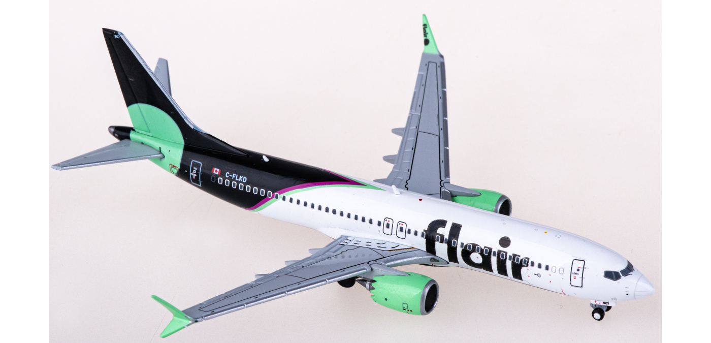 GJFLE2060 Flair Airlines 天才航空 Boeing 737 MAX 8 C-FLKD Geminijets 1:400 ...