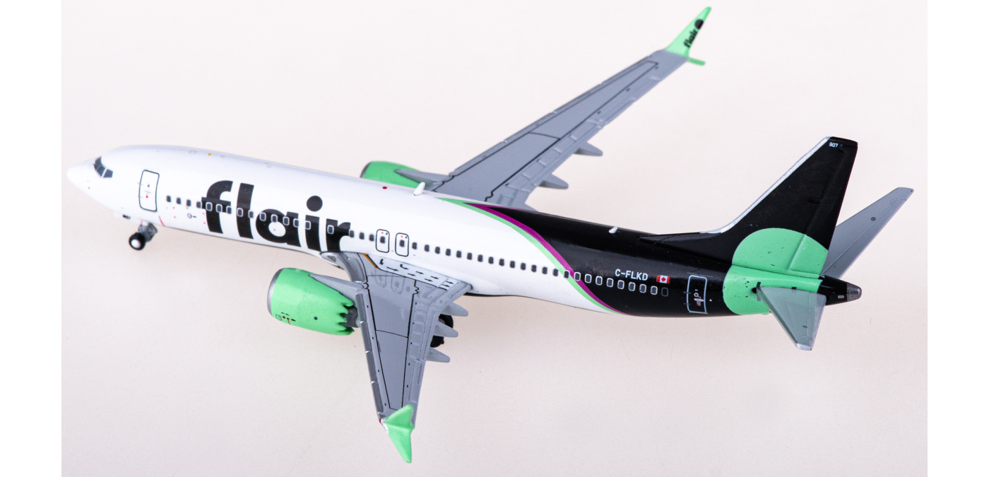 GJFLE2060 Flair Airlines 天才航空 Boeing 737 MAX 8 C-FLKD Geminijets 1:400 ...