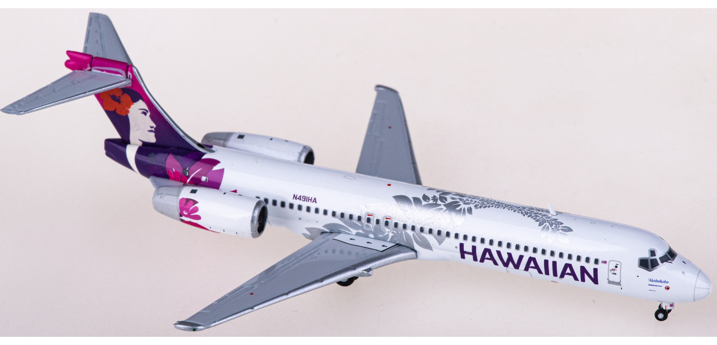 GJHAL2183 Hawaiian Airlines 夏威夷航空 Boeing 717 N491HA Geminijets 1:400 ...