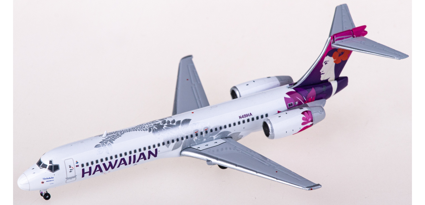GJHAL2183 Hawaiian Airlines 夏威夷航空 Boeing 717 N491HA Geminijets 1:400 ...