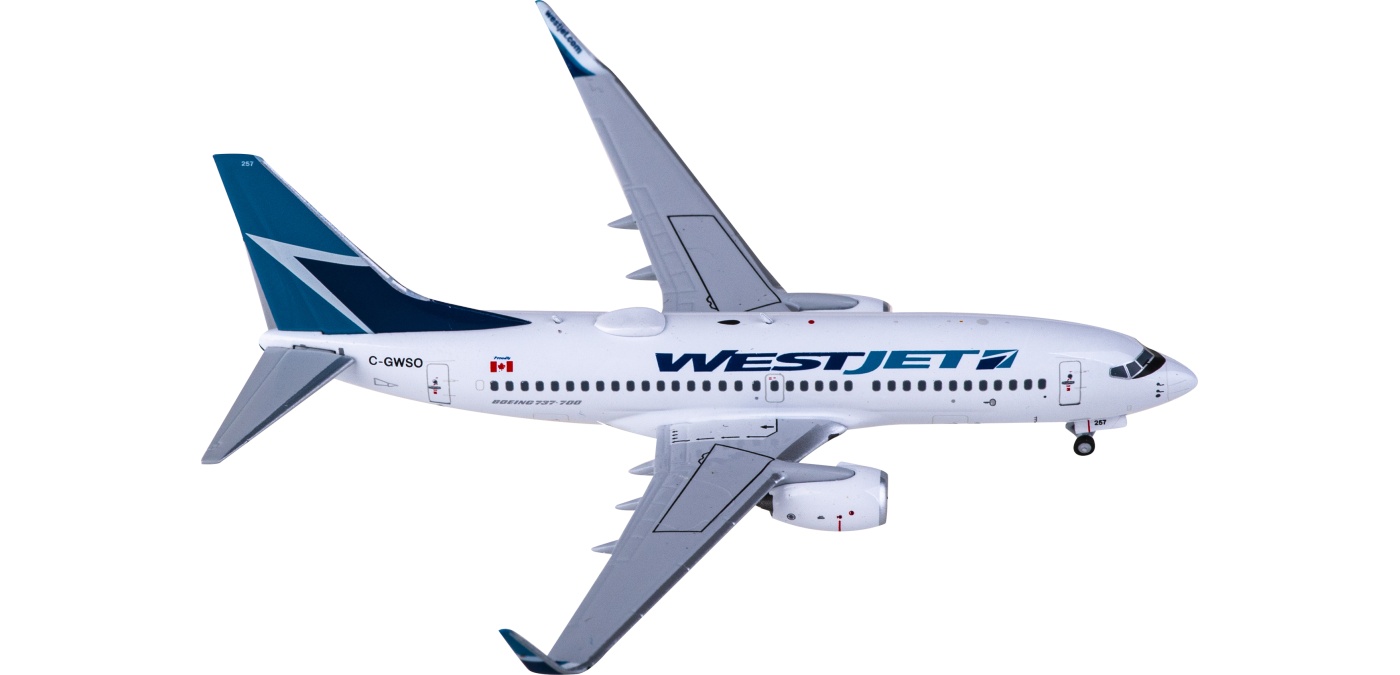 NG77037 WestJet 西捷航空 Boeing 737-700 C-GWSO NGmodels 1:400 -飞机模型世界