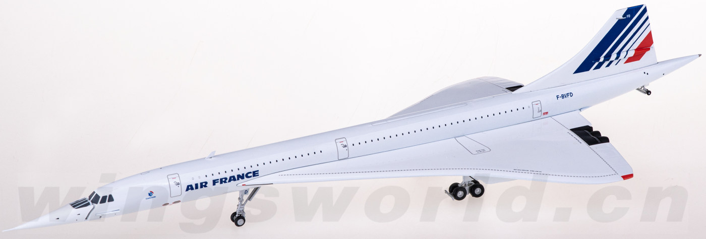 XX20005 Air France 法国航空 Concorde F-BVFD JC Wings 1:200 -飞机模型世界