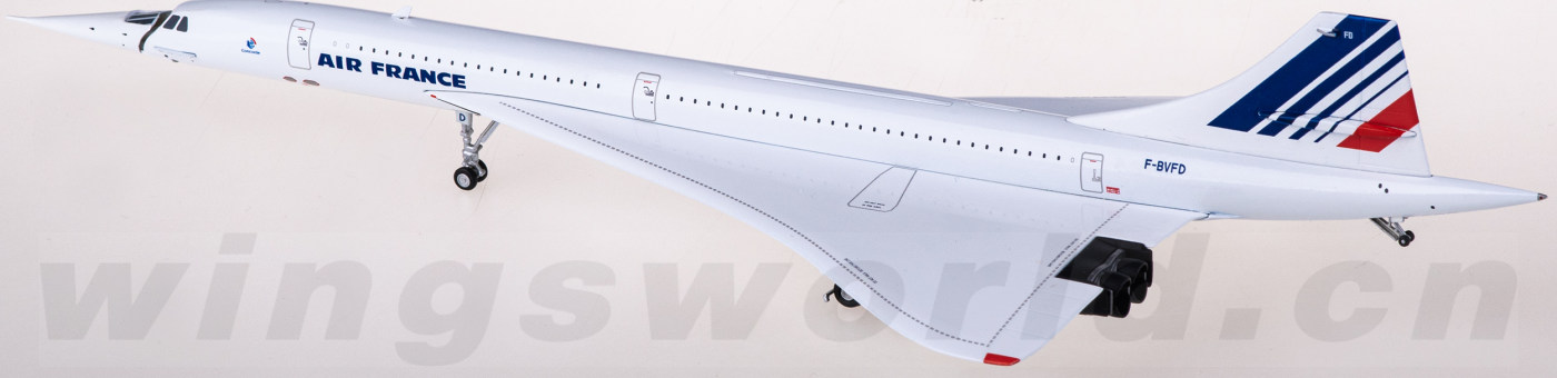 XX20005 Air France 法国航空 Concorde F-BVFD JC Wings 1:200 -飞机模型世界