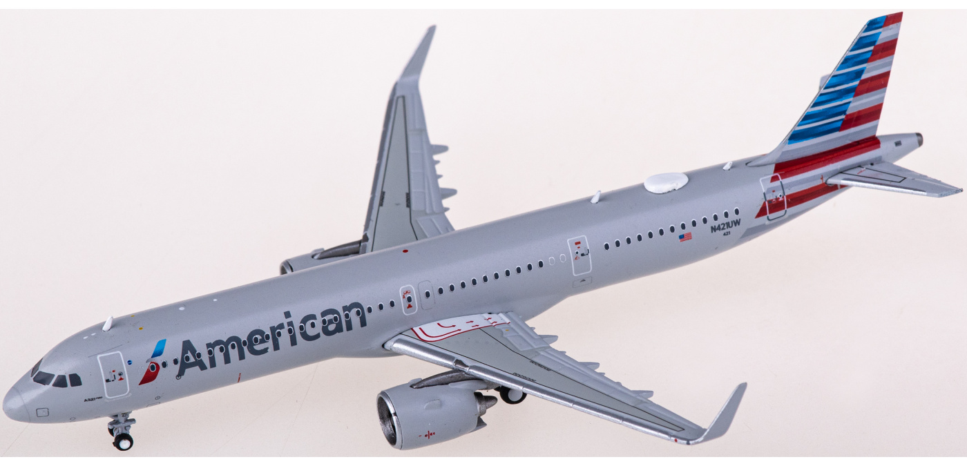 GJAAL2089 American Airlines 美国航空 Airbus A321neo N421UW Geminijets 1:400 ...