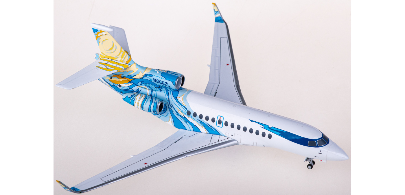 NG71011 Dassault Falcon 7X N666ZL NGmodels 1:200 -飞机模型世界