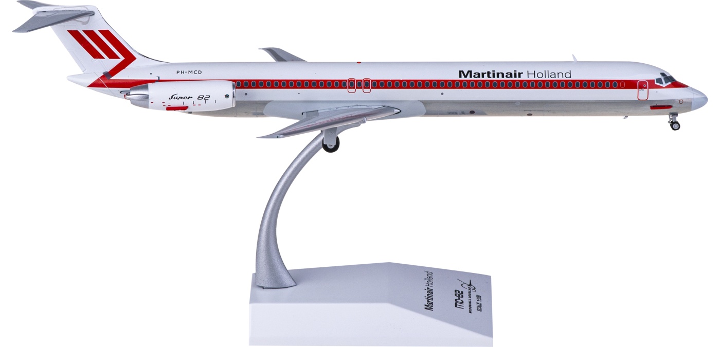 LH2372 Martinair 马丁航空 McDonnell Douglas MD-82 PH-MCD JC Wings 1:200 -飞机模型世界