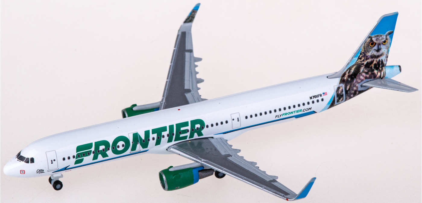 535830 Frontier Airlines 边疆航空 Airbus A321 N701FR Herpa 1:500 -飞机模型世界