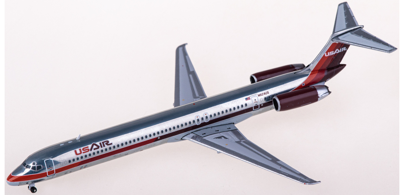 GJUSA1163 USAir McDonnell Douglas MD-80 N824US Geminijets 1:400 -飞机模型世界