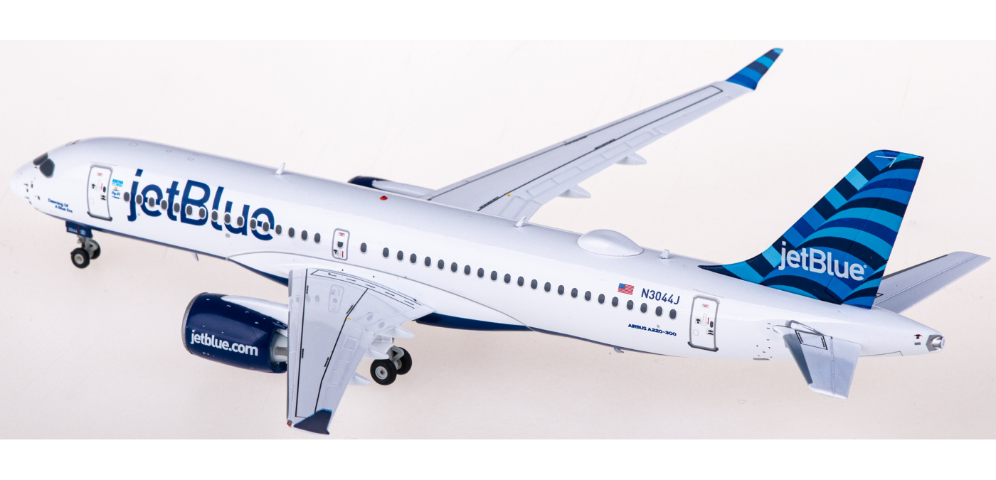 G2JBU1213 JetBlue 捷蓝航空 Airbus A220-300 N3044J Geminijets 1:200 -飞机模型世界