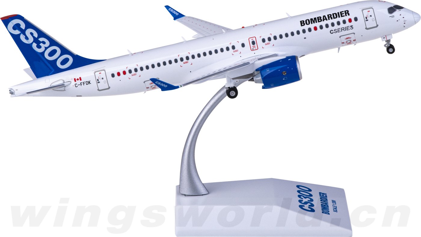 LH2276 Bombardier CS300 C-FFDK JC Wings 1:200 -飞机模型世界