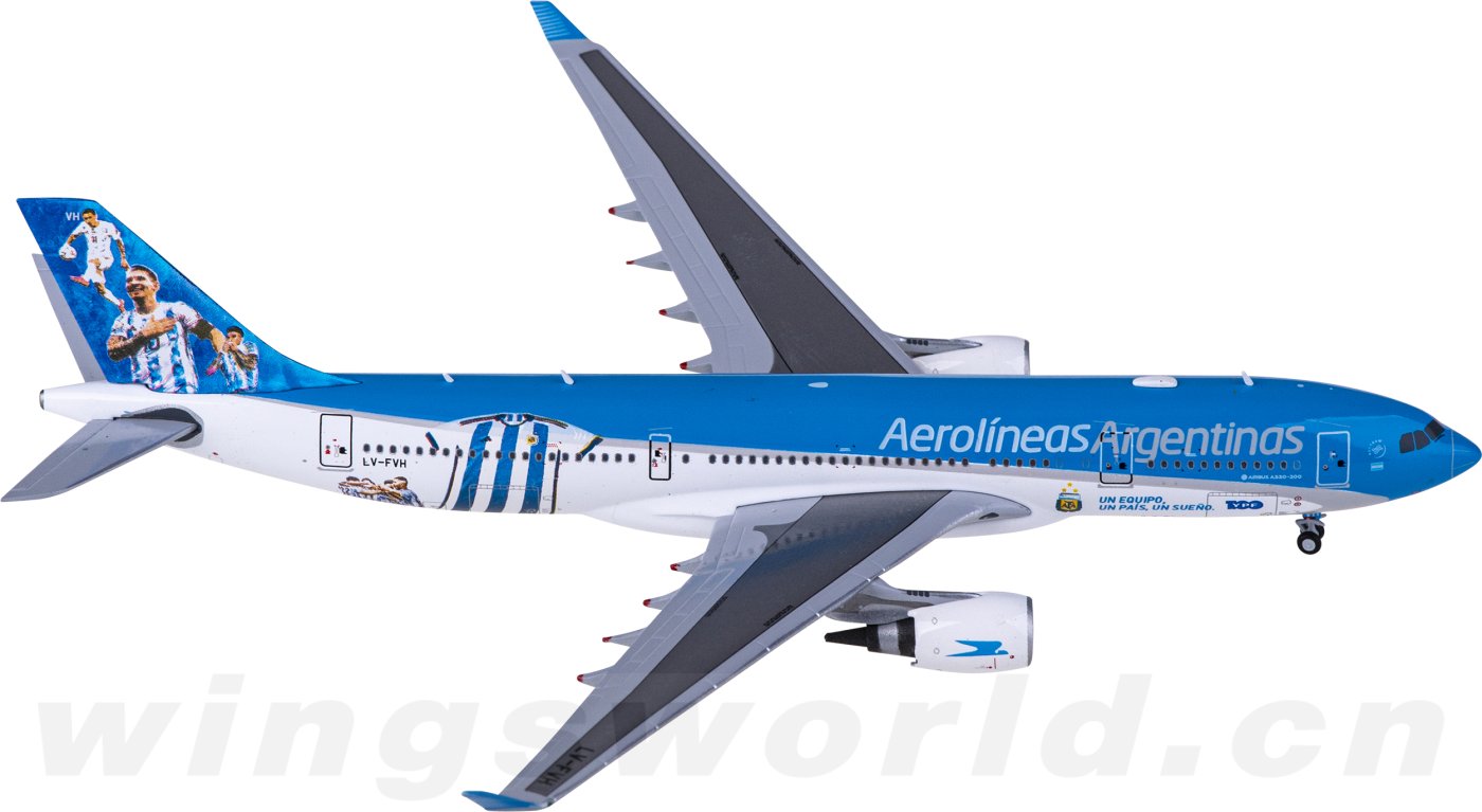 SA4019 Aerolíneas Argentinas 阿根廷航空 Airbus A330-200 LV-FVH JC Wings 1: ...