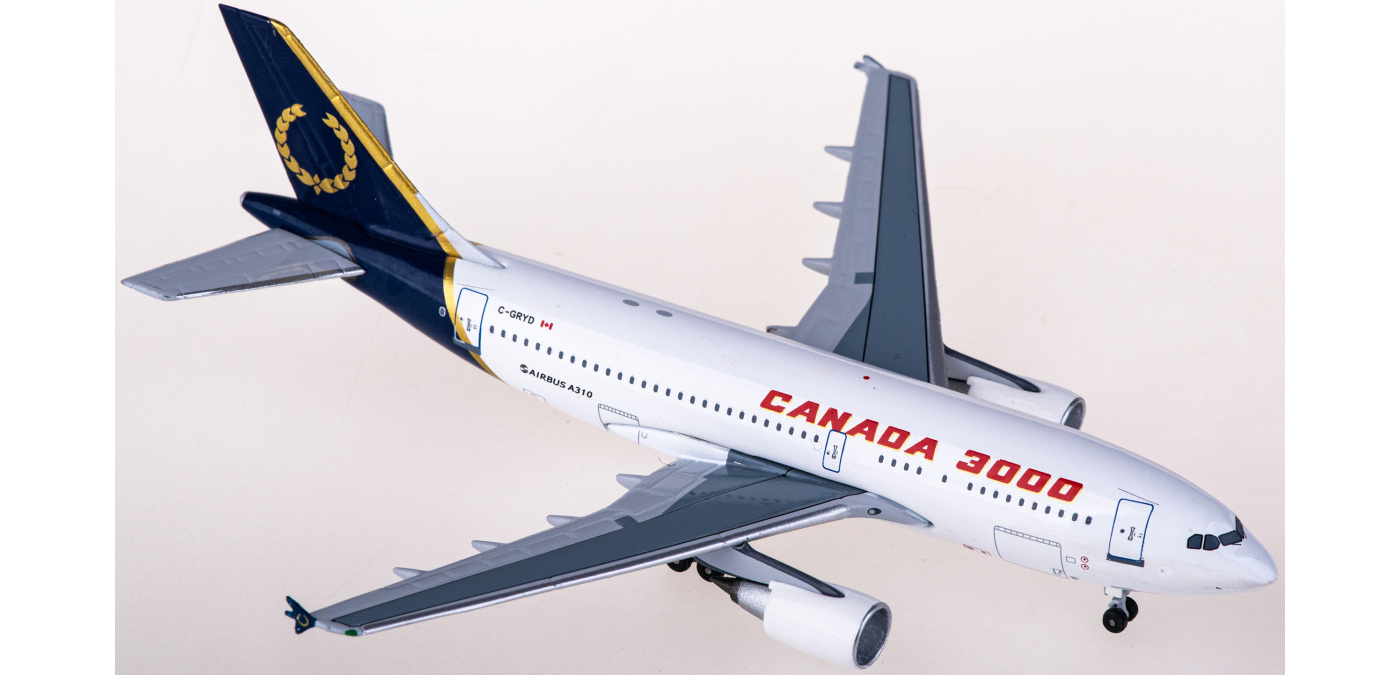 AC411247 Canada 3000 Airbus A310 C-GRYD AeroClassics 1:400 -飞机模型世界