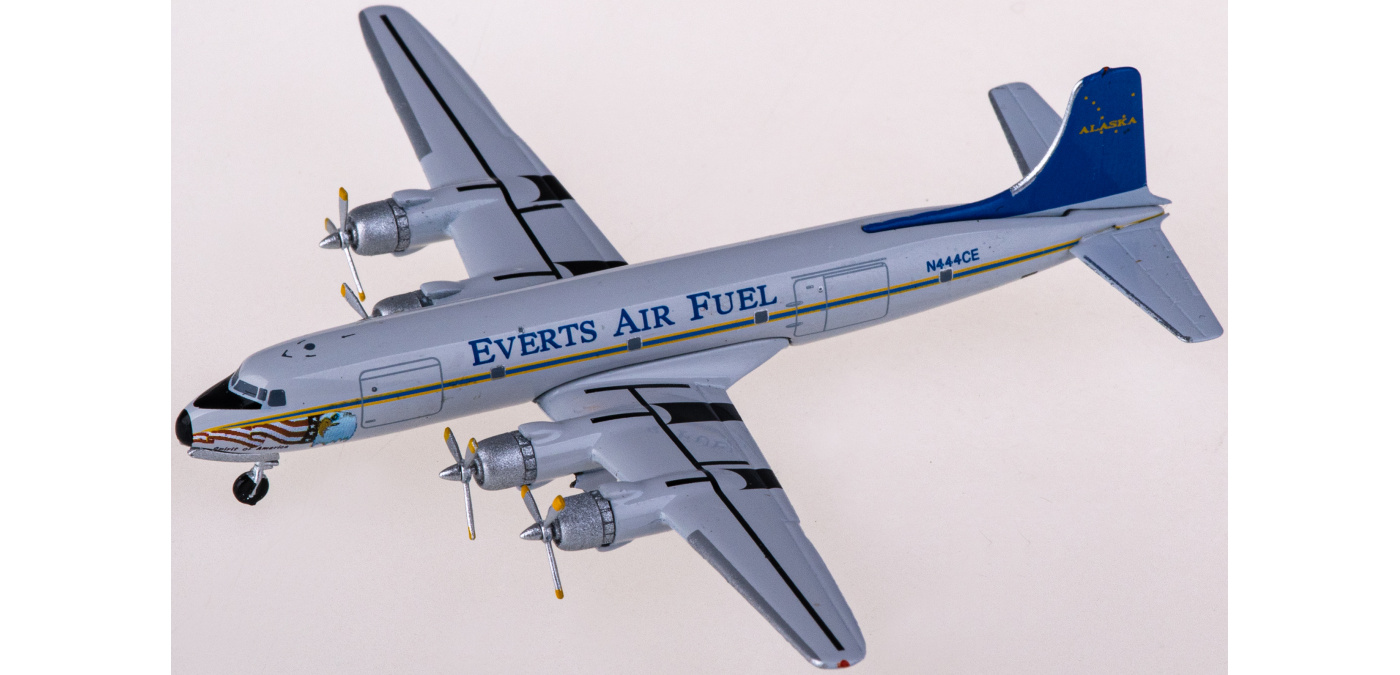 AC411283 Everts Air Fuel Douglas DC-6 N444CE AeroClassics 1:400 -飞机模型世界