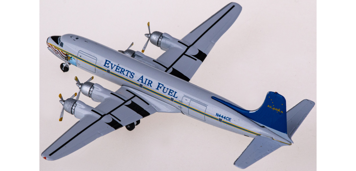 AC411283 Everts Air Fuel Douglas DC-6 N444CE AeroClassics 1:400 -飞机模型世界