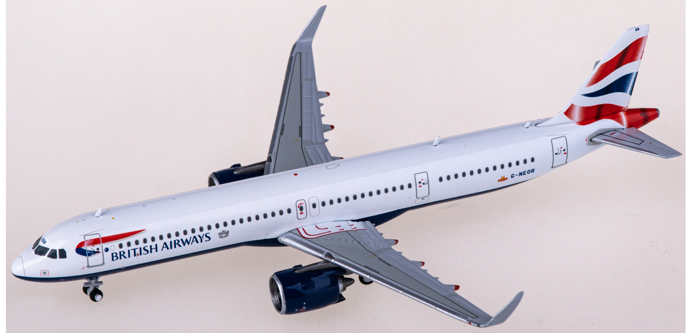GJBAW2115 British Airways 英国航空 Airbus A321neo G-NEOR Geminijets 1:400 -飞机模型世界