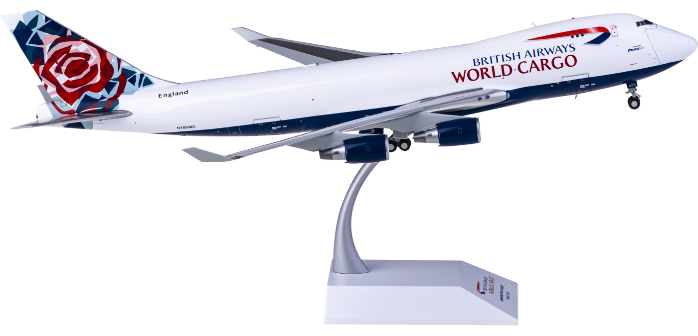 SA2008C British Airways 英国航空 Boeing 747-400F N495MC 开门货机 JC Wings 1:200 ...
