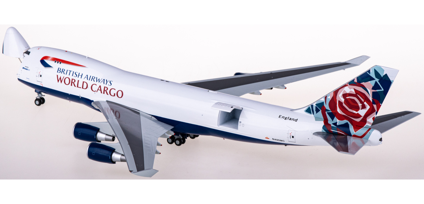 SA2008C British Airways 英国航空 Boeing 747-400F N495MC 开门货机 JC Wings 1:200 ...