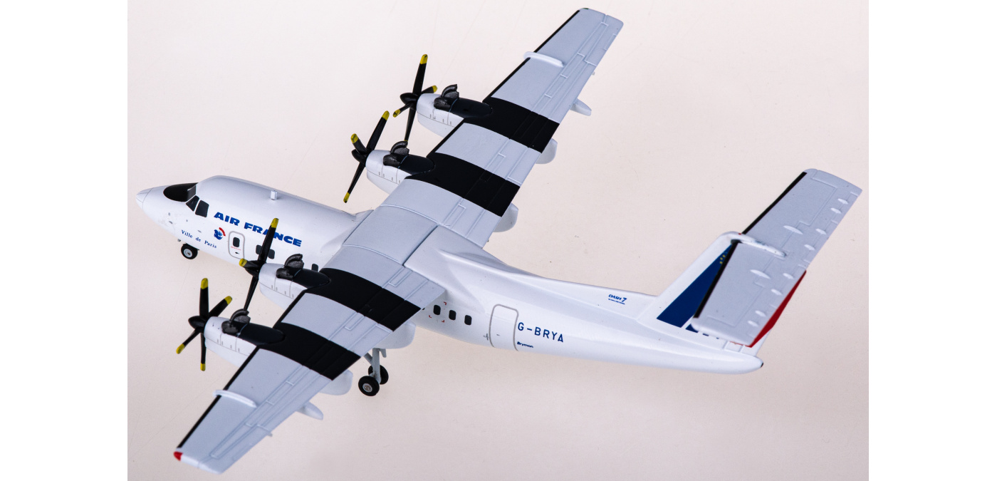 572644 Air France 法国航空 De Havilland Canada DHC-7 G-BRYA Herpa 1:200 -飞机模型世界