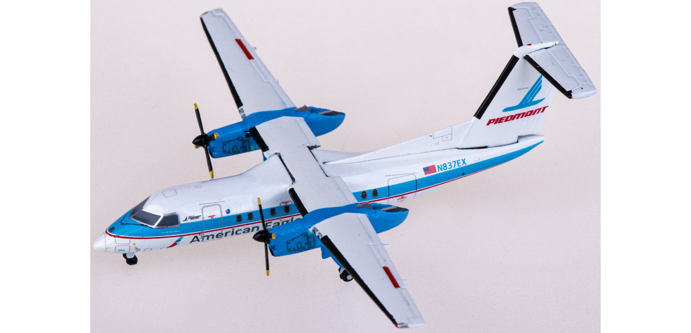 GJAAL1614 American Airlines 美国航空 Bombardier Dash 8 Q100 N837EX ...