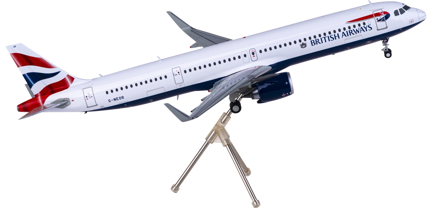 G2BAW1128 British Airways 英国航空 Airbus A321neo G-NEOR Geminijets 1:200 -飞机模型世界