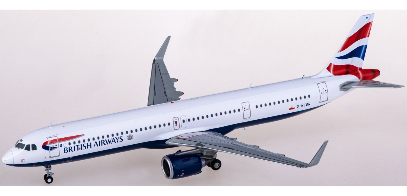 G2BAW1128 British Airways 英国航空 Airbus A321neo G-NEOR Geminijets 1:200 -飞机模型世界